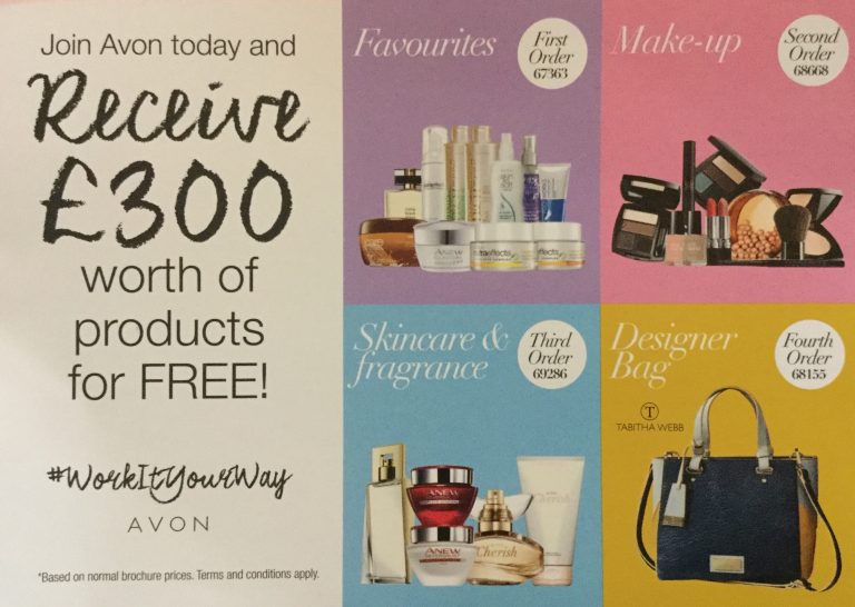 Avon £300 Product Pack for New Representatives - Join Avon